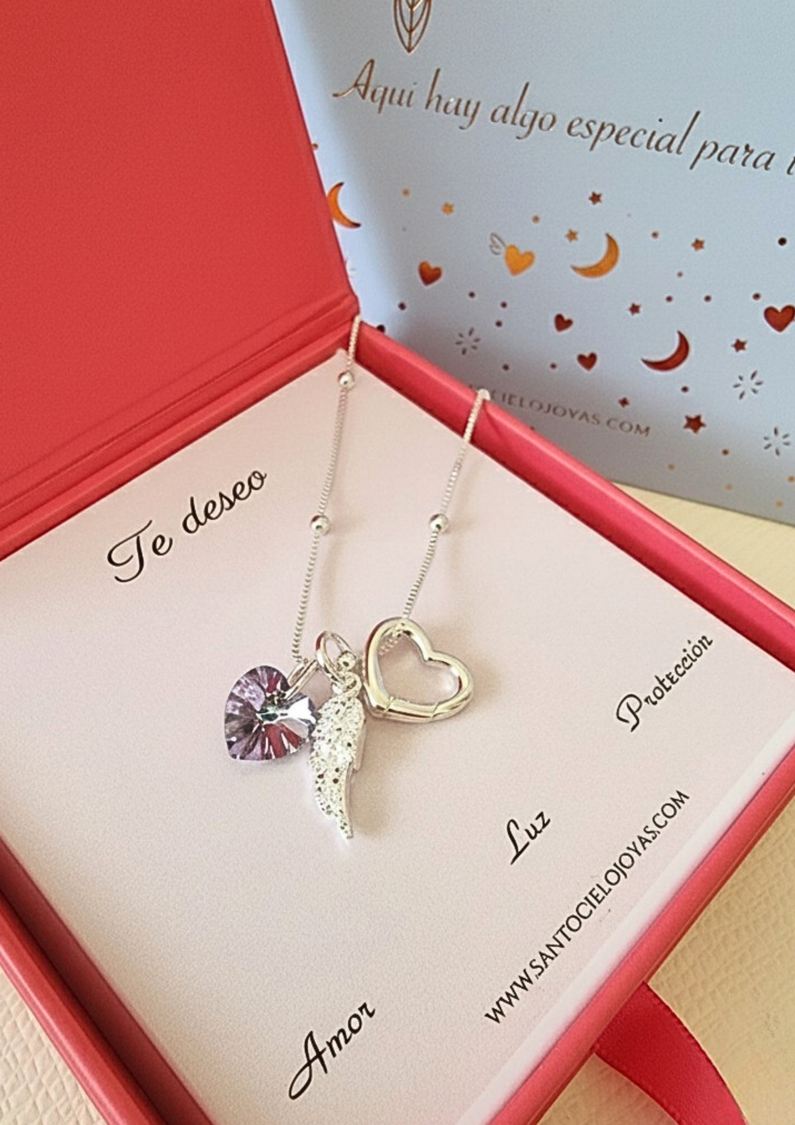 Set Te Deseo- Luz Sagrada – Santo Cielo Joyas