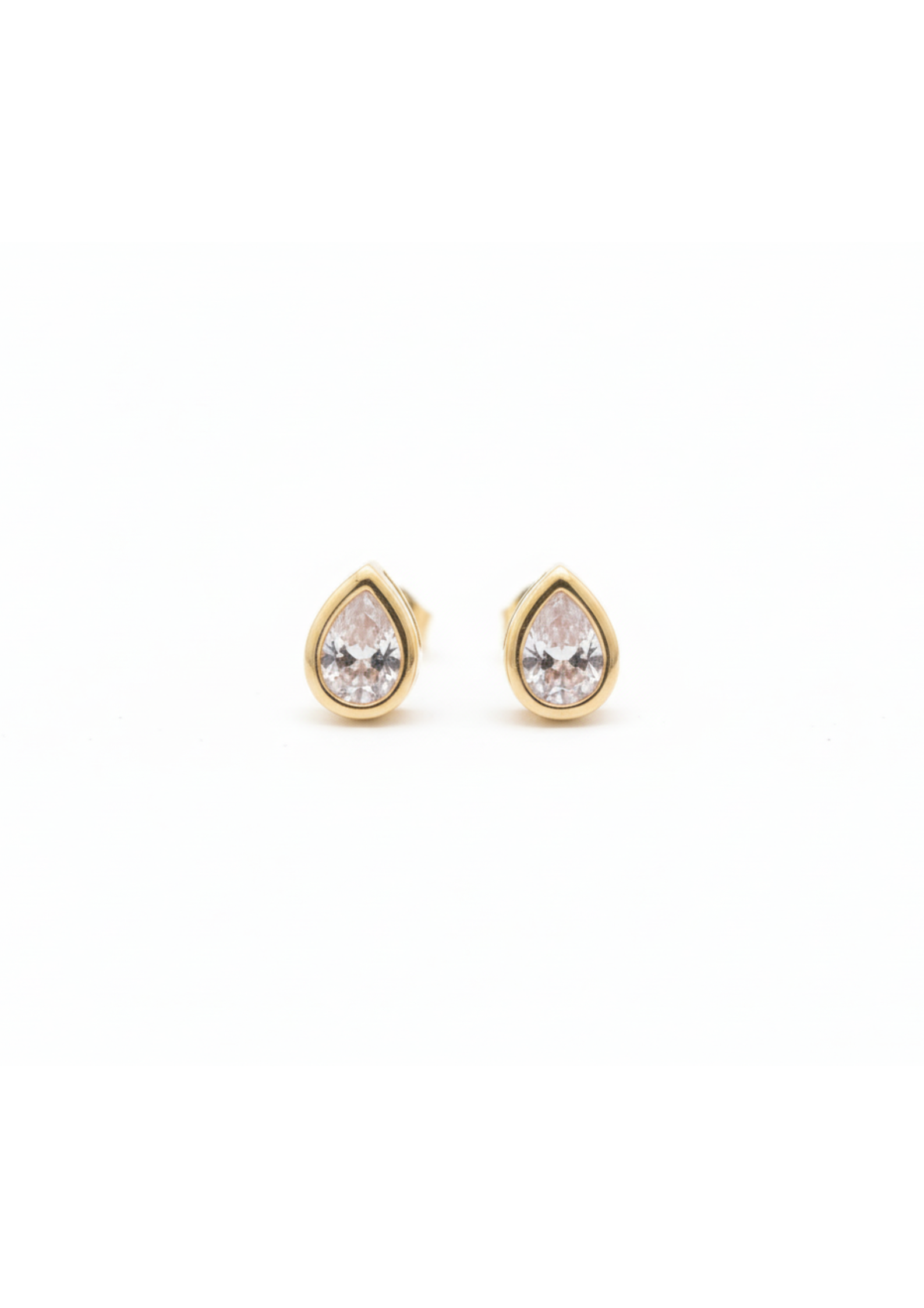 Aros gota Luz – Santo Cielo Joyas